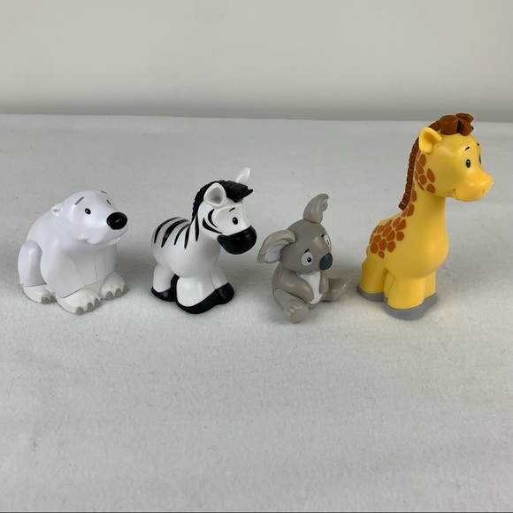Fisher-Price | Toys | Little People Animal Lot Of 4 Polar Bear Koala ...
